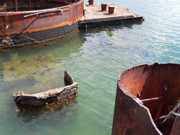 Photo 015... remains of the USS Arizona